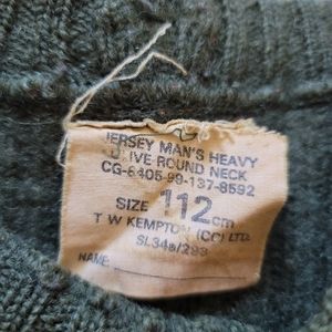 Sweaters | Vintage Canadian Army Wool Sweater | Poshmark